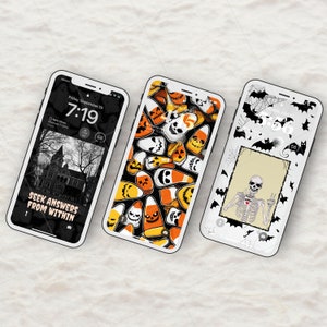 Spooky Fun iPhone Wallpapers: Funny Halloween Phone Backgrounds | Three ...