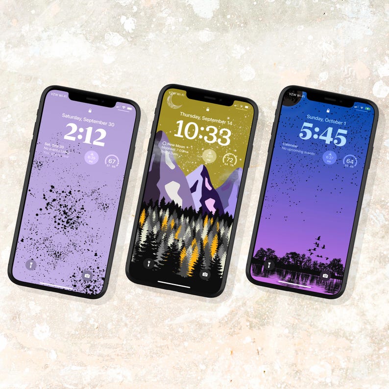 Serene Autumn Nights iPhone Wallpaper: Captivating Fall Phone ...