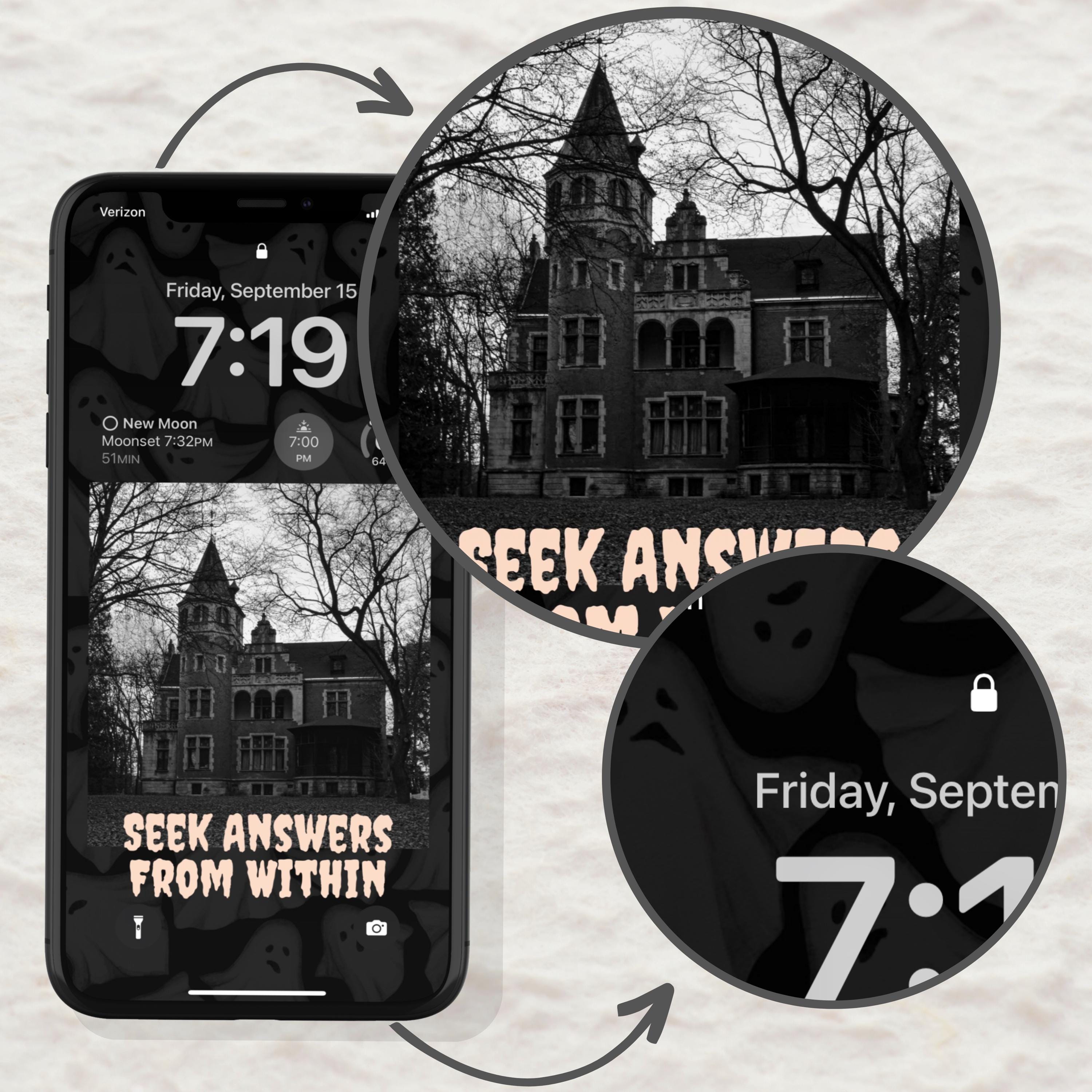 Spooky Fun iPhone Wallpapers: Funny Halloween Phone Backgrounds | Three ...