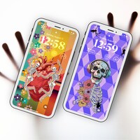 Spooky Fun iPhone Wallpapers: Funny Halloween Phone Backgrounds Three ...