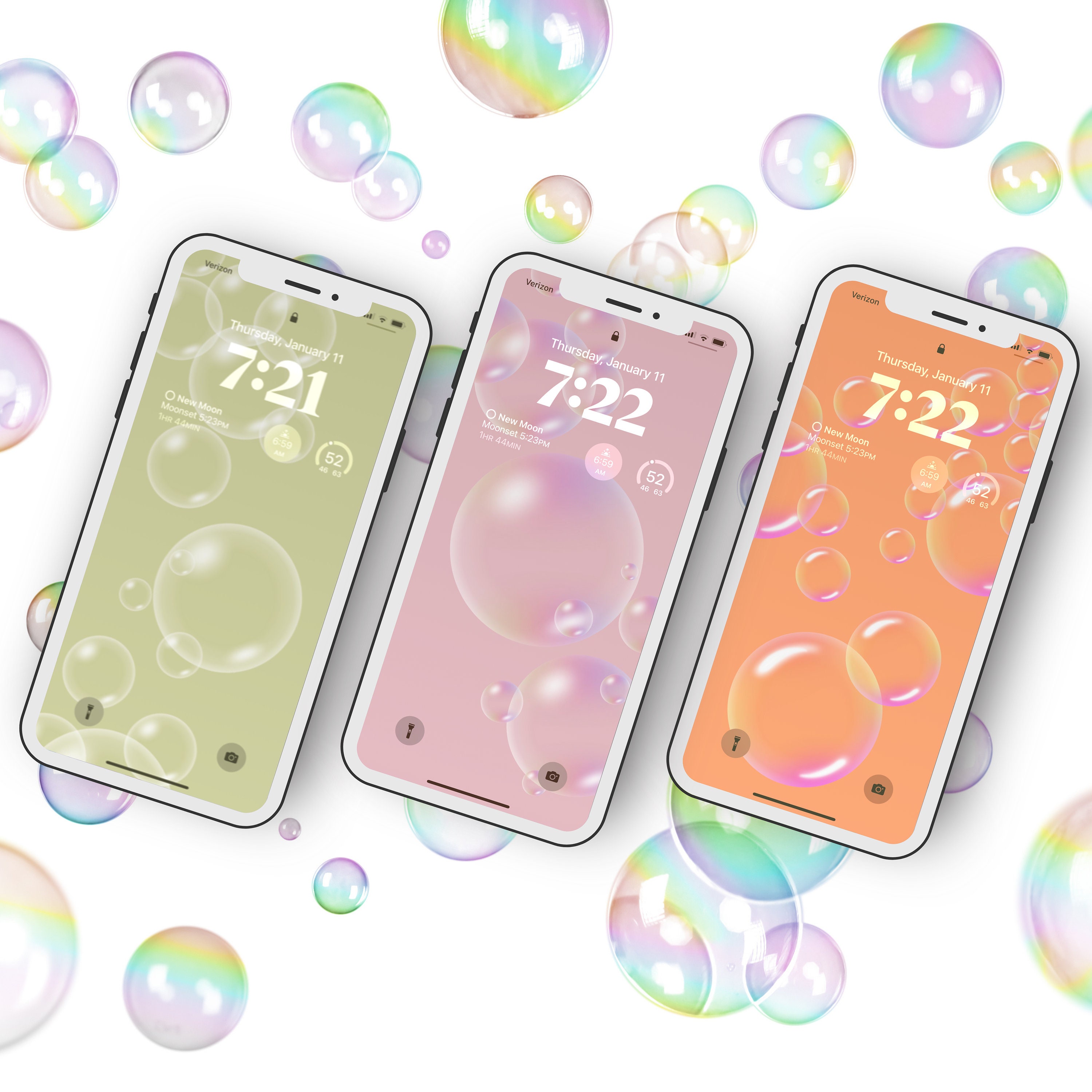 Spring Bubbles iPhone Wallpaper: Pastel Wallpaper, Pop O Color to Your ...