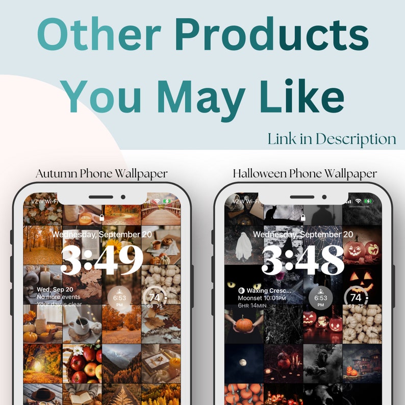 Editable Digital Vision Board iPhone Wallpaper: One Money & Abundance ...