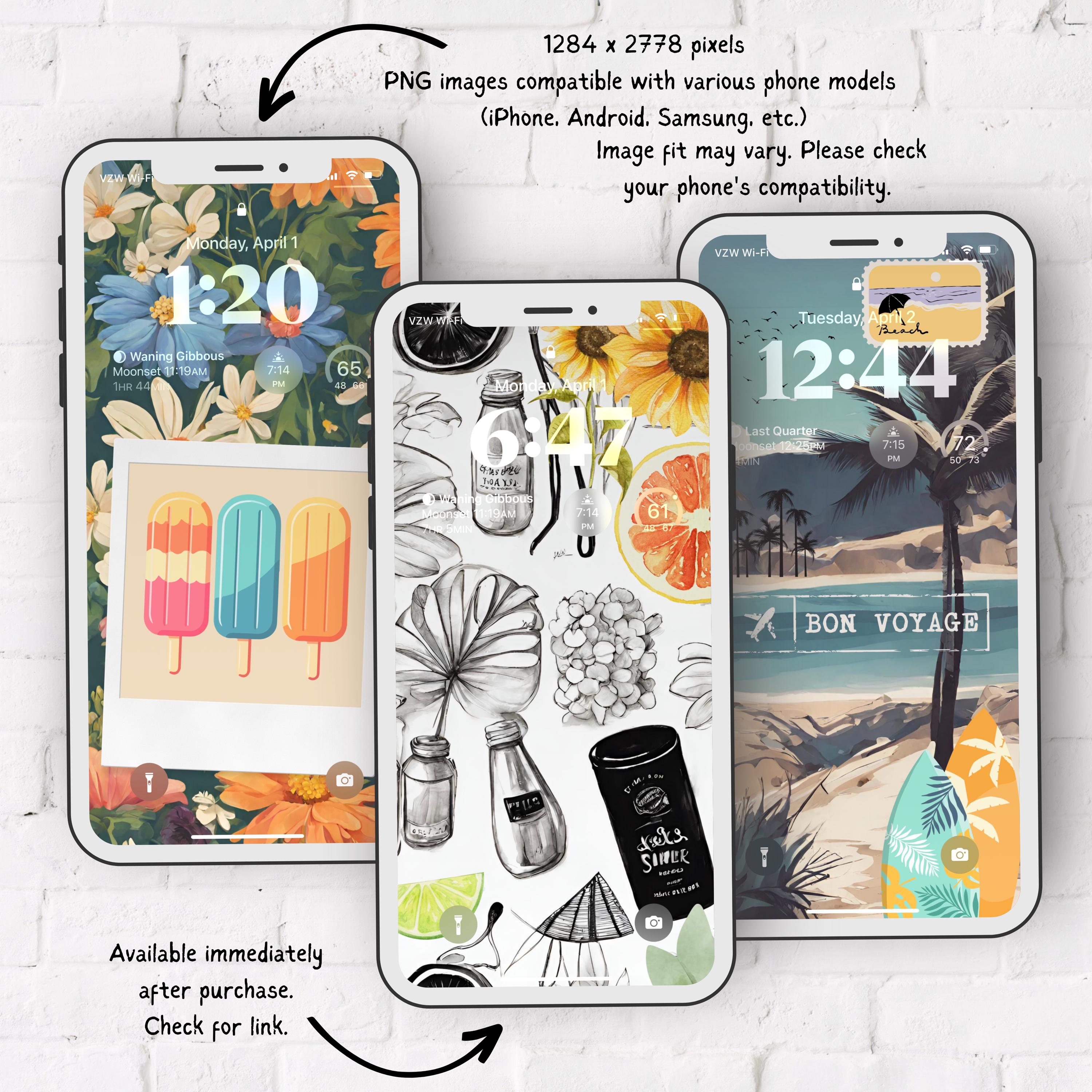 Summer Escape iPhone Wallpaper Collection: Summer Vibes Phone ...