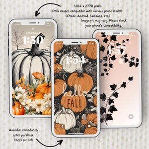 Autumn Bliss iPhone Wallpaper Collection! Fall Harvest Phone Background ...