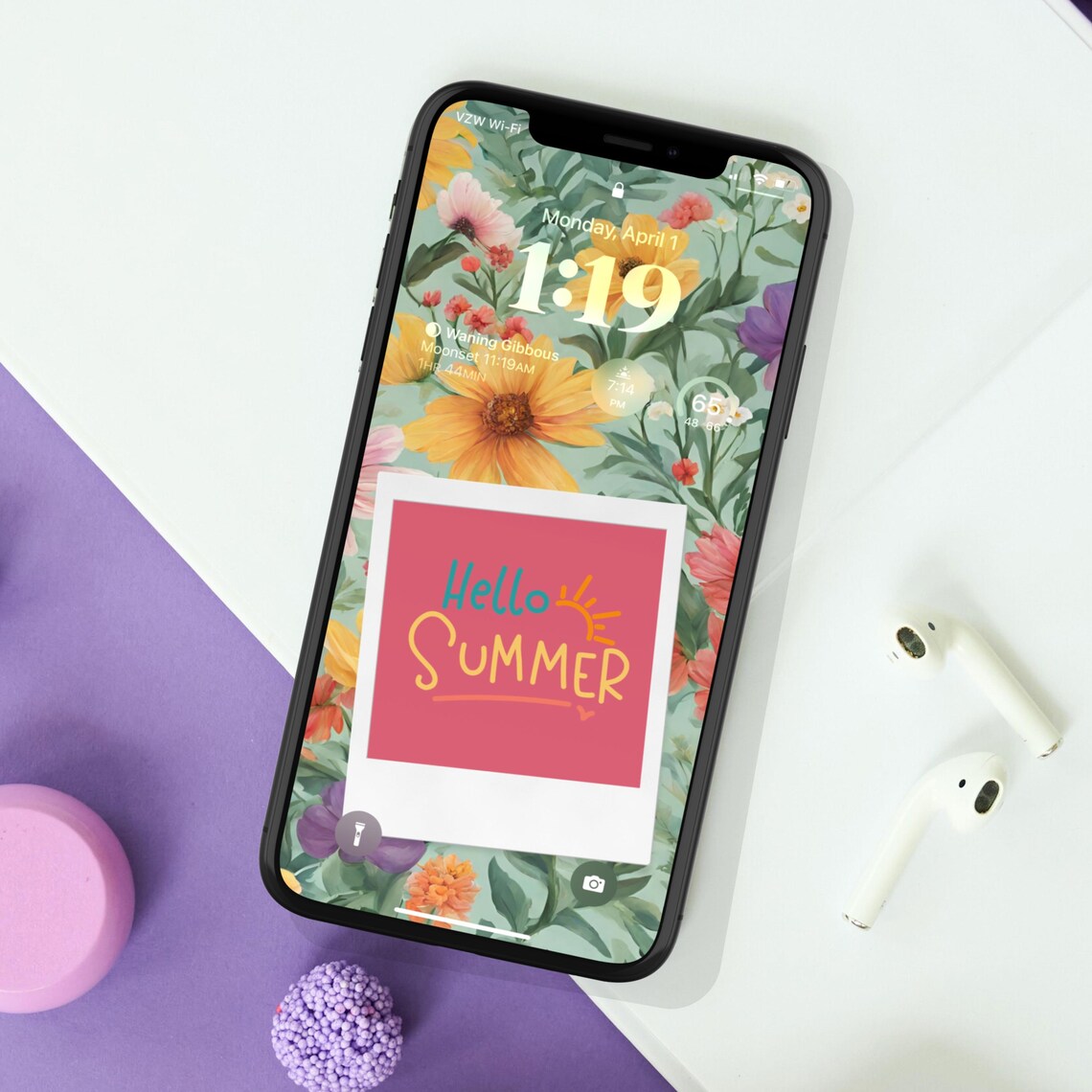 Sunny Days iPhone Wallpaper Trio: Summer-themed Phone Backgrounds ...