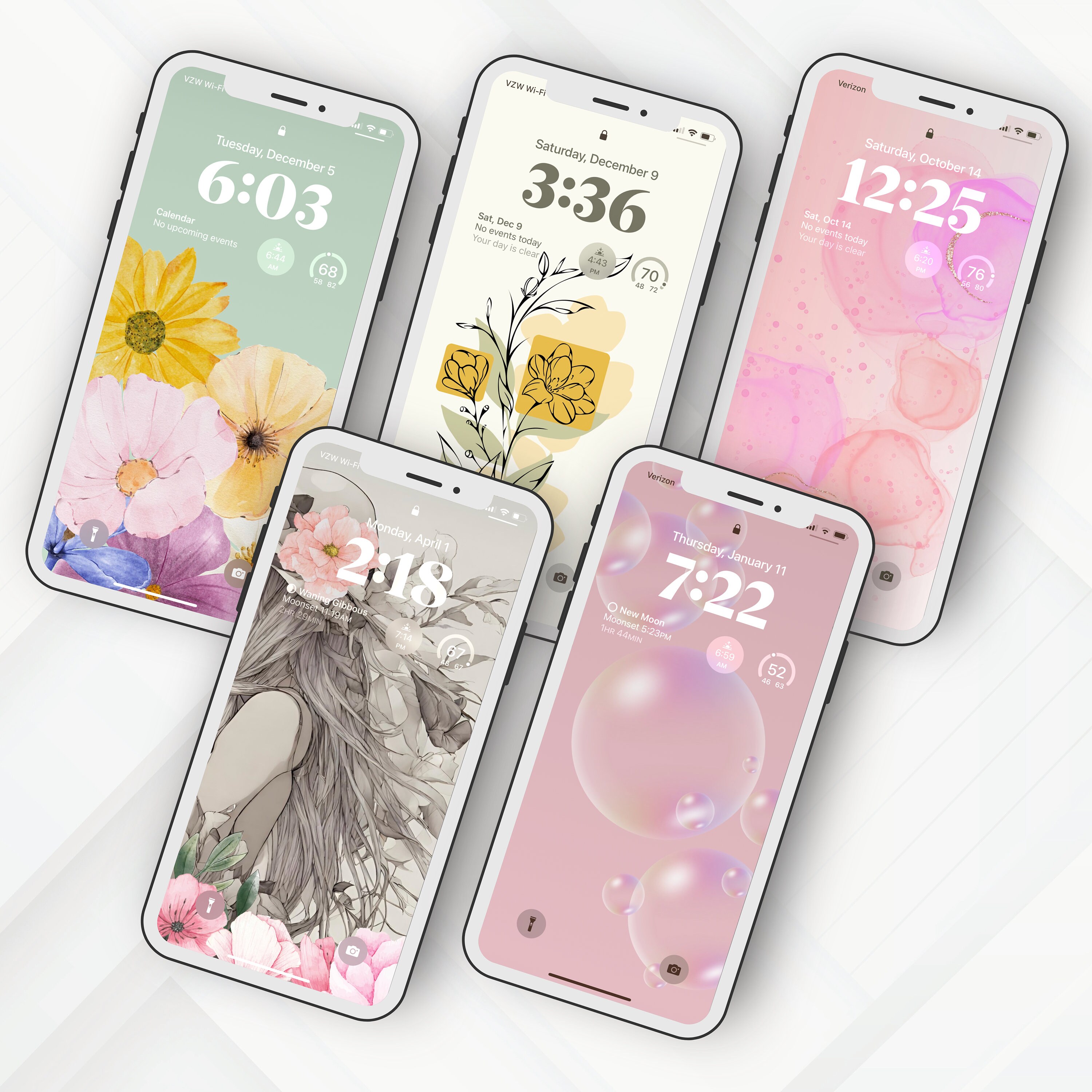 Spring Fling iPhone Wallpaper Variety Pack: Blossom Into the Season of ...