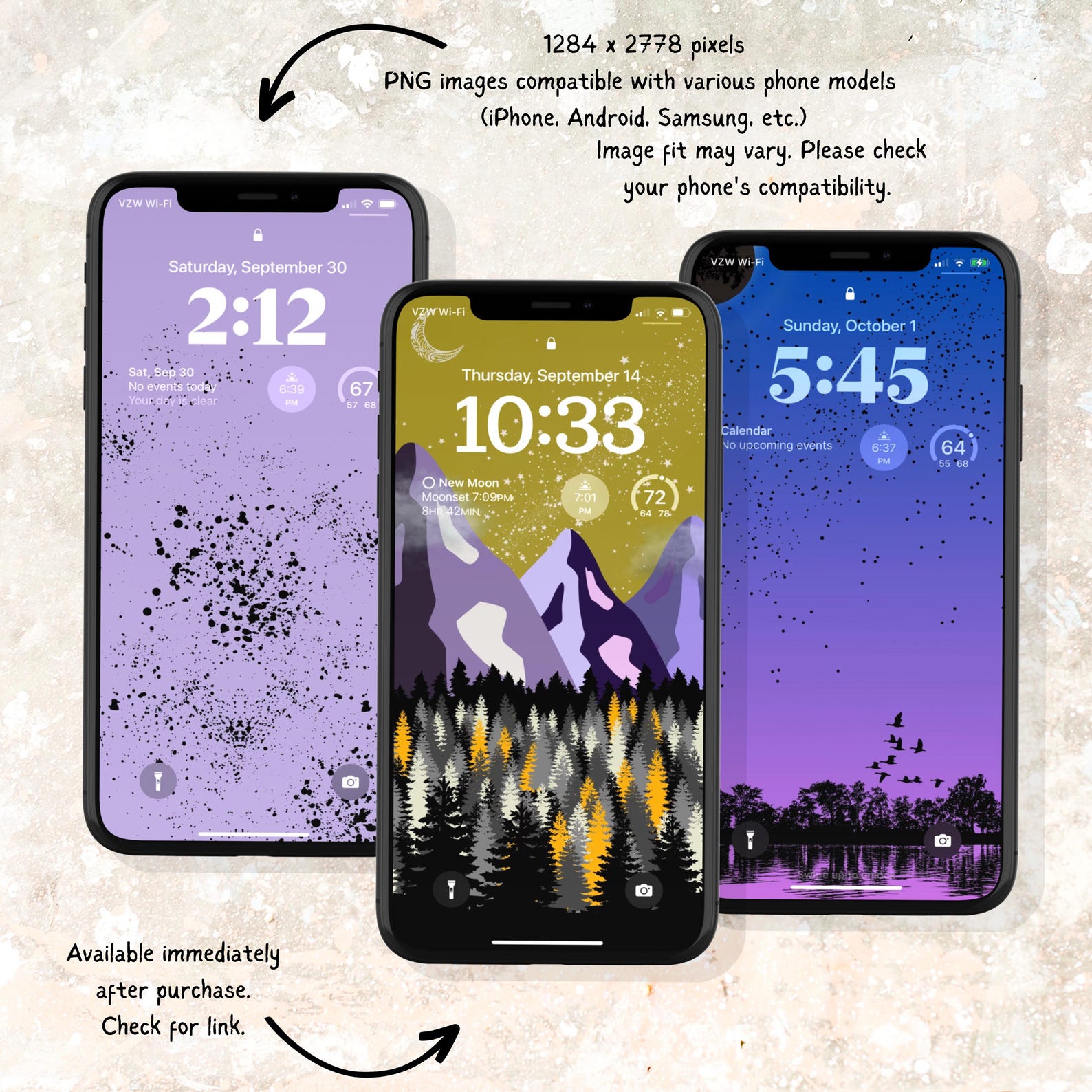 Serene Autumn Nights iPhone Wallpaper: Captivating Fall Phone ...