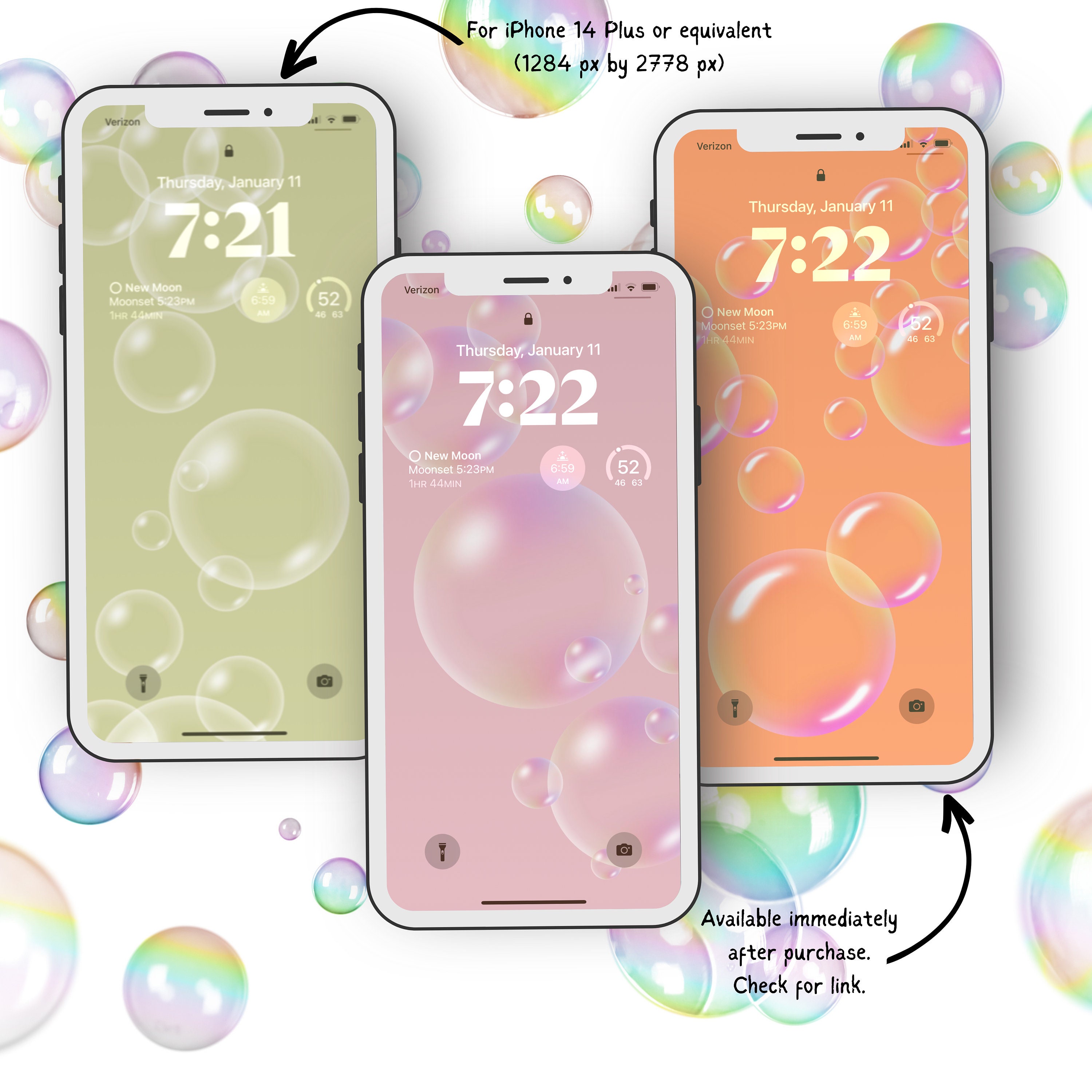 Spring Bubbles iPhone Wallpaper: Pastel Wallpaper, Pop O Color to Your ...