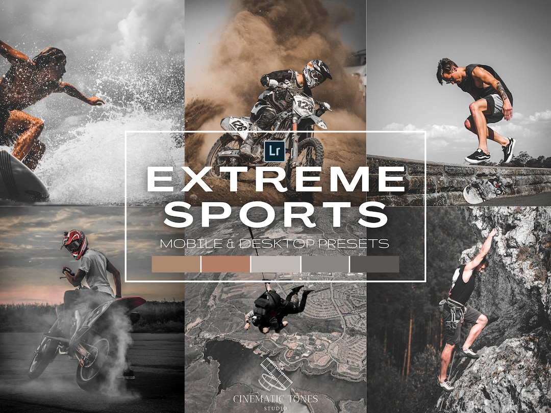15 Extreme Sports Presets for Lightroom Mobile & Desktop, Sports ...