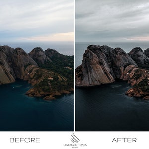 Cinematic Blues Lightroom Presets, Blue Film Presets, Deep Blue Presets ...