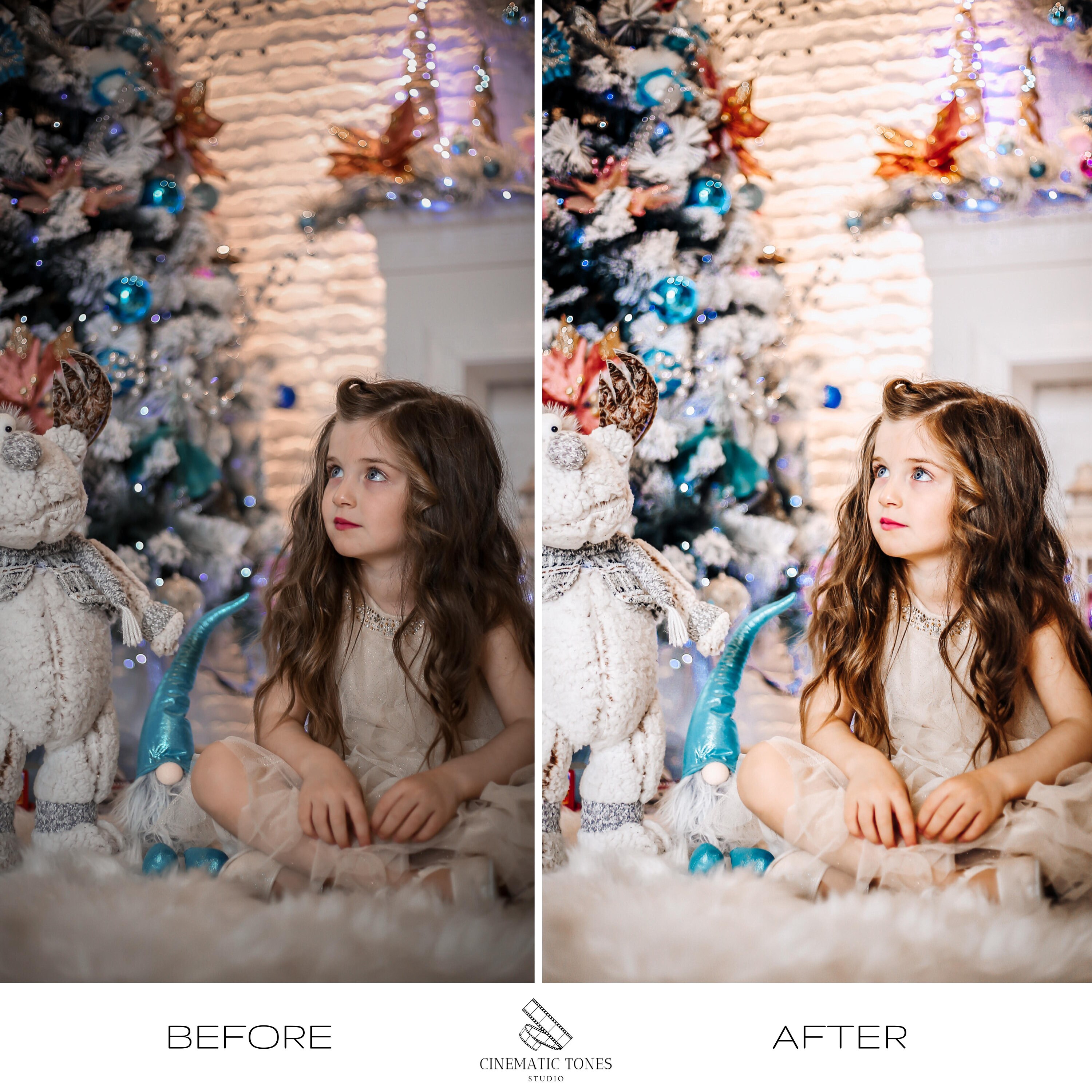 Bright Christmas Presets for Lightroom Mobile & Desktop, Christmas ...