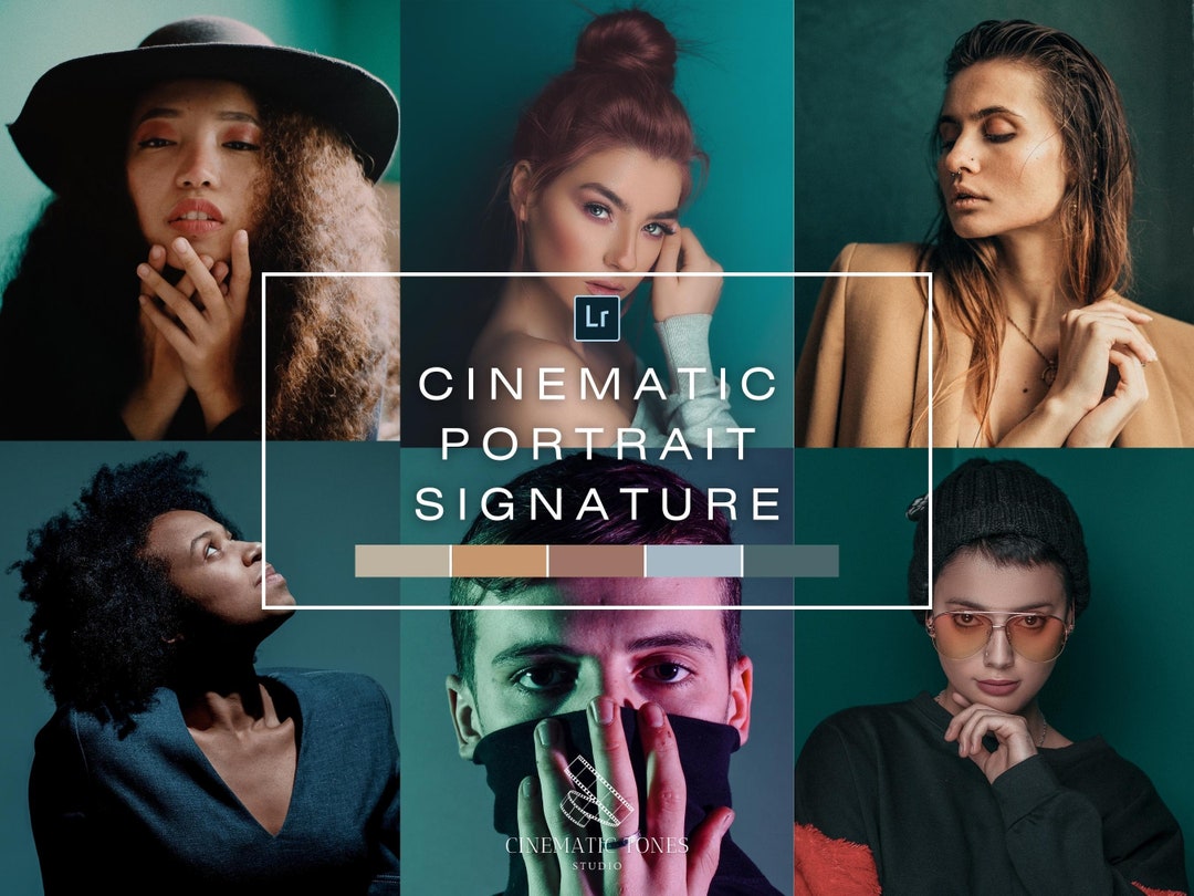 Cinematic Portrait Lightroom Mobile and Desktop Presets, Cinematic ...