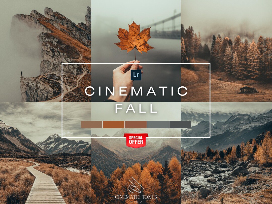 Cinematic Fall Lightroom Presets, Fall Presets, Autumn Presets ...