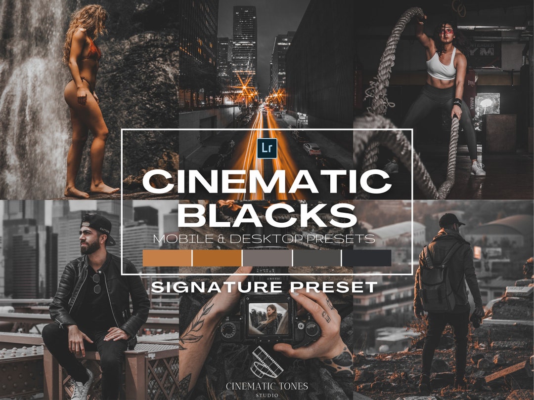 15 Moody Dark Presets for Lightroom Mobile & Desktop, Cinematic Black ...