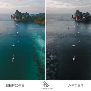 Cinematic Blues Lightroom Presets, Blue Film Presets, Deep Blue Presets ...