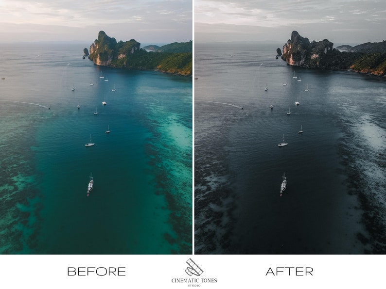 Cinematic Blues Lightroom Presets, Blue Film Presets, Deep Blue Presets ...
