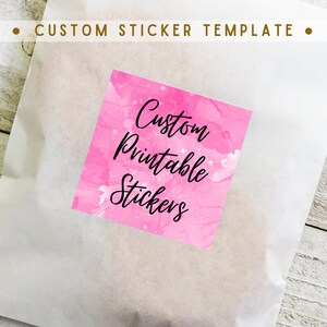 Custom Printable, Stickers, Gift Tags, Food Labels, Party Décor, Labels, Personalized Stickers ...