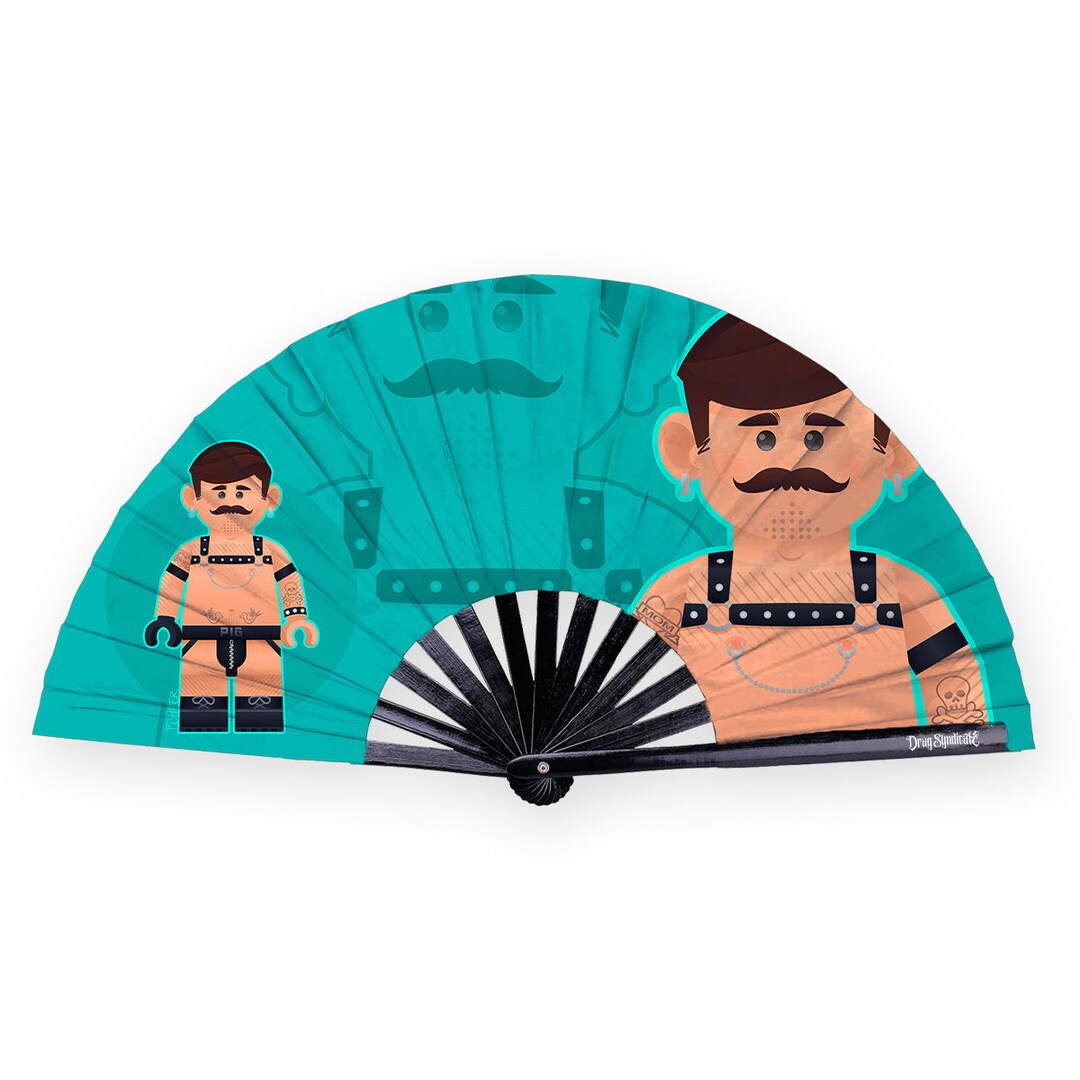 LEATHER Brick Boy Fan - Etsy