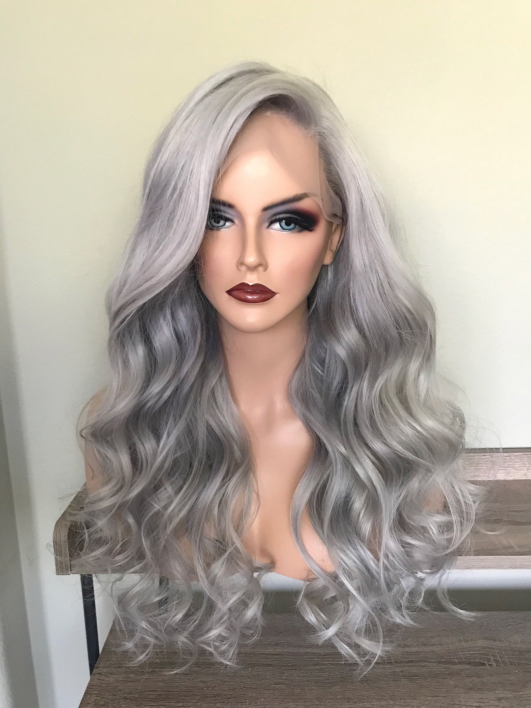 Silver Fox Wig - Etsy