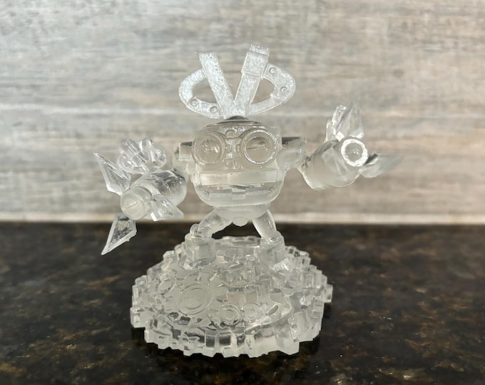 Custom Skylander Clear Vvind up Figure - Etsy