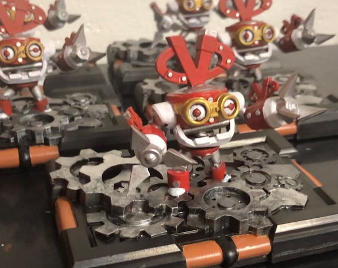 Custom Skylander Gearhead Wind up Figure - Etsy