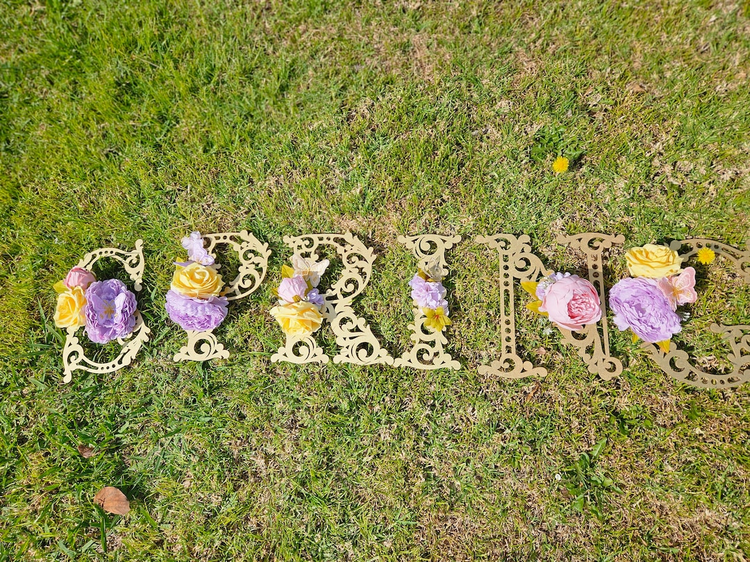 Elegant Wooden Letters 10 Inch Tall Wooden Letters Decorative Wooden ...