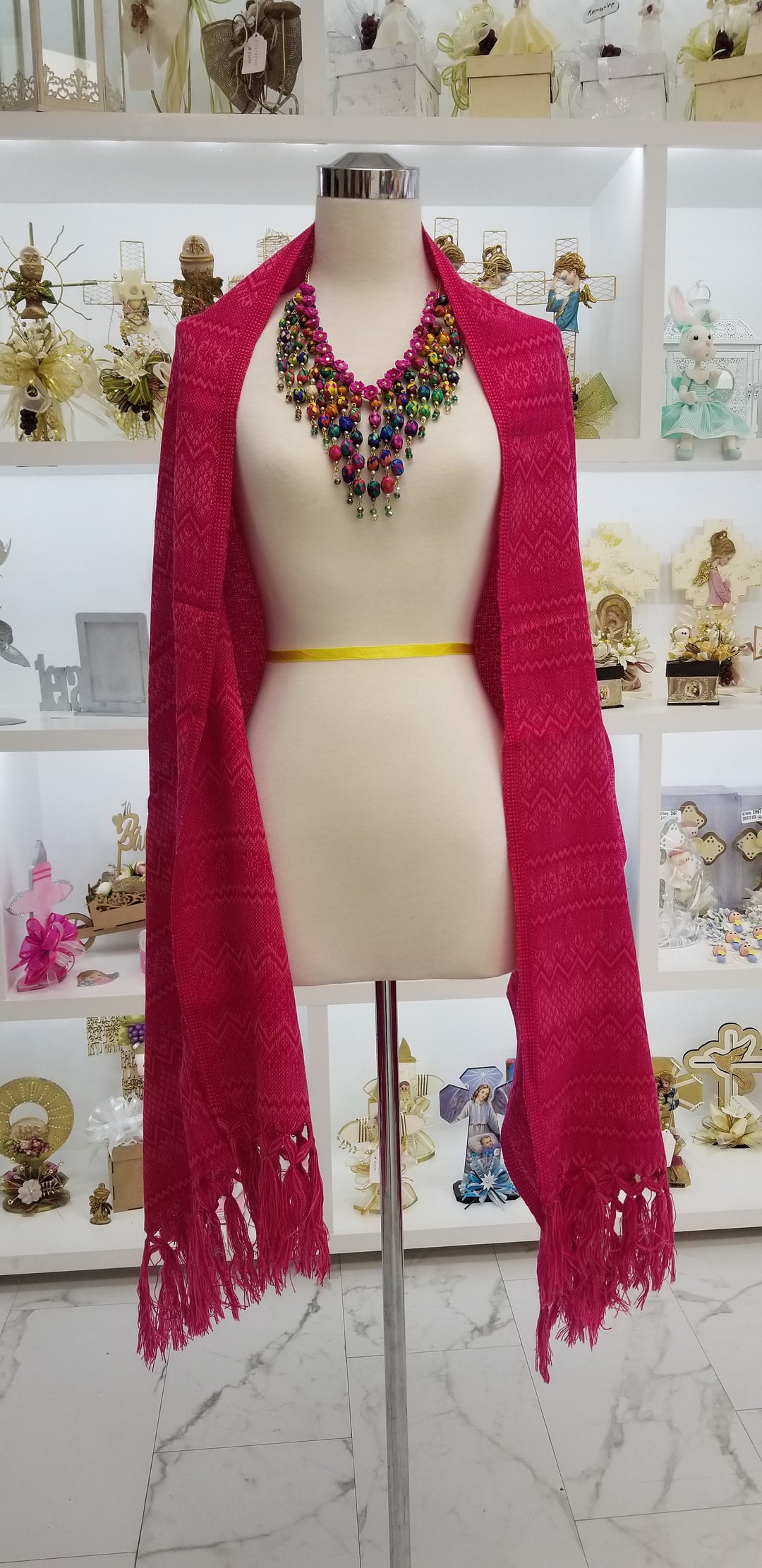 Chal Mexicano Fiesta Rebozo Hecho a Mano Rebozo Mexicano Mexican Shawl ...