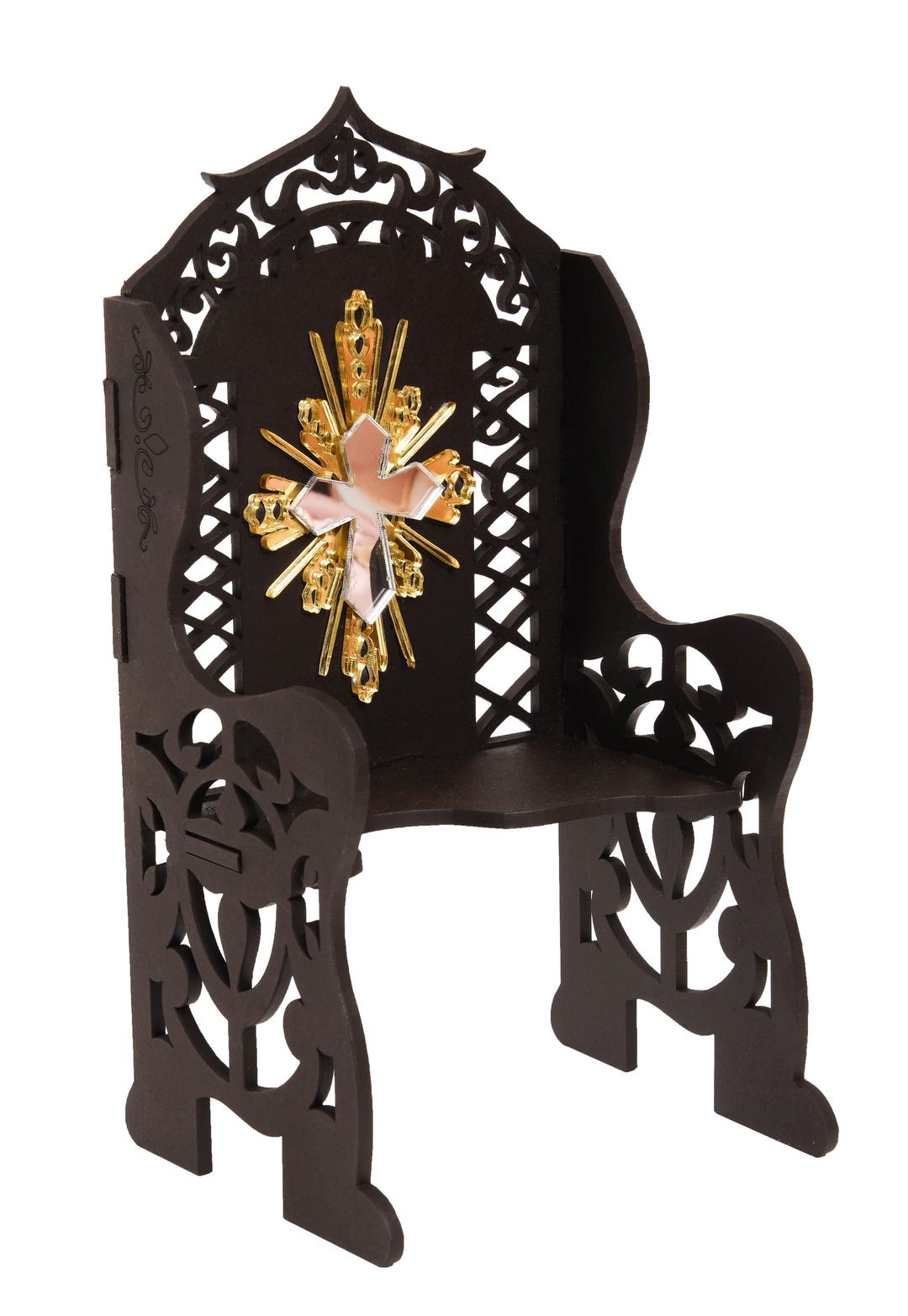 Handmade Wooden Baby Jesus Chair: Brown Sillita Para Niño Dios - Etsy