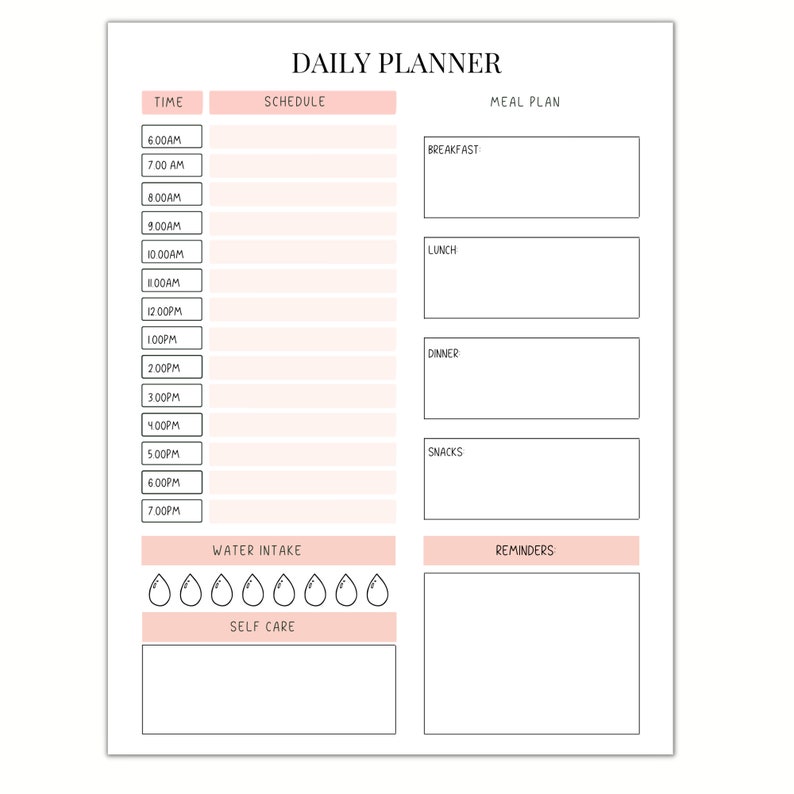 Printable Planner Bundle - Etsy