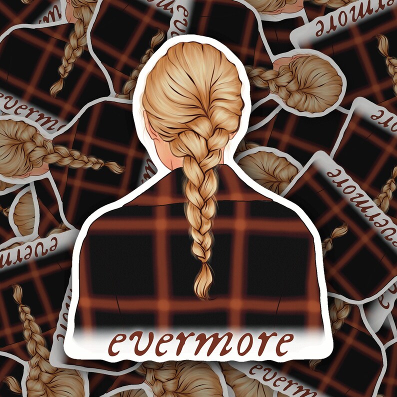 Evermore Taylor Sticker - Etsy