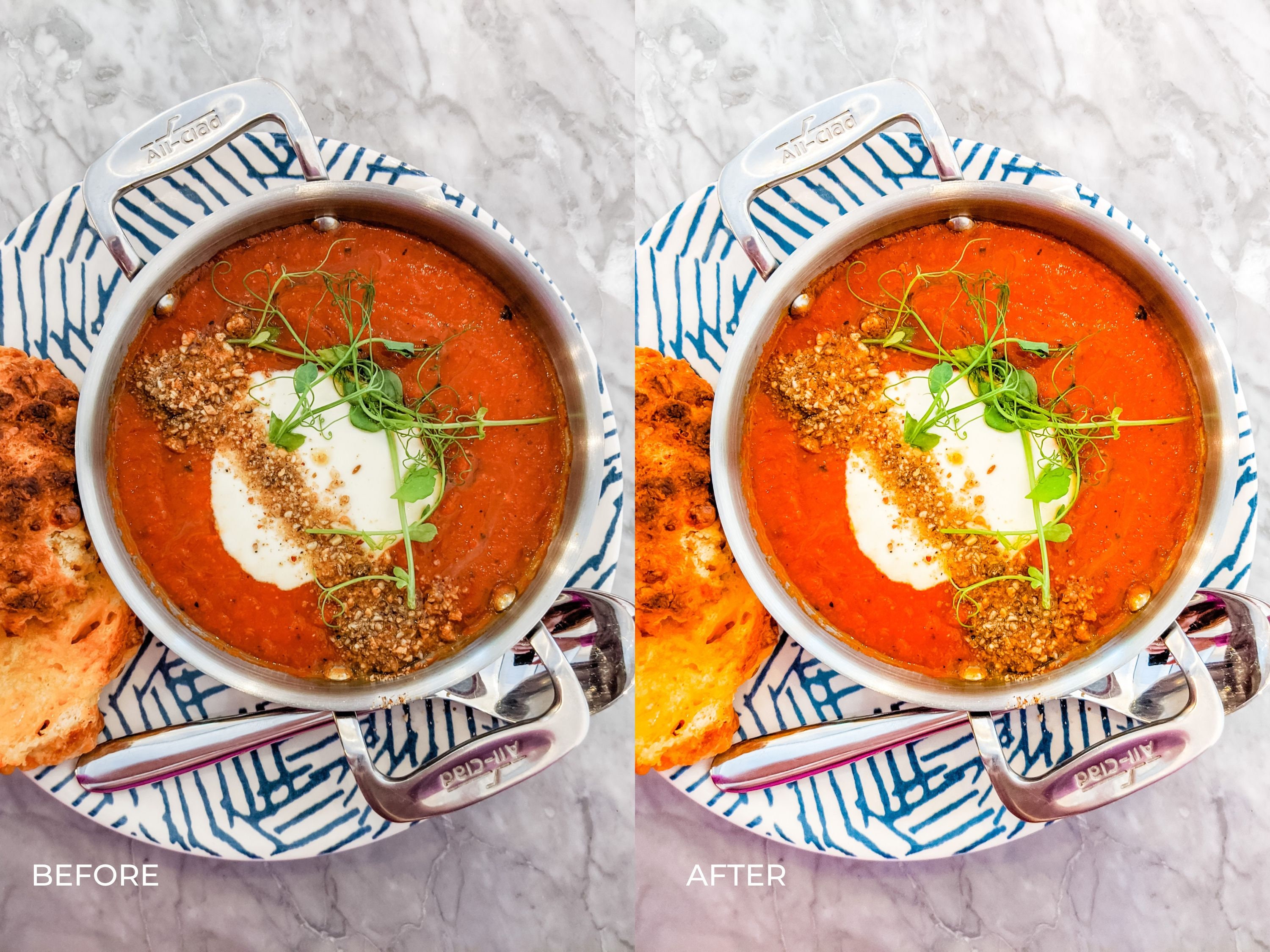 10 BRIGHT FOOD PRESETS | Vibrant Food Lightroom Presets | Food Preset ...