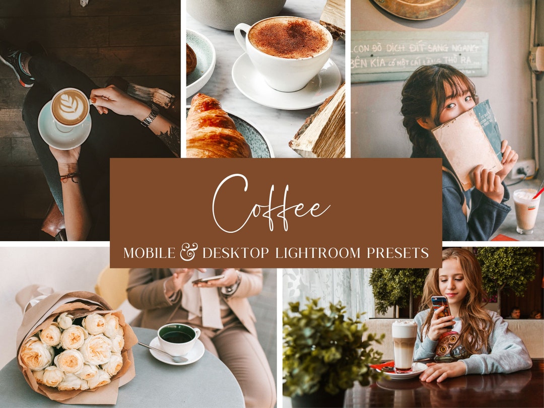 5 COFFEE PRESETS | Warm Coffee Lightroom Presets | Warm Brown Preset ...