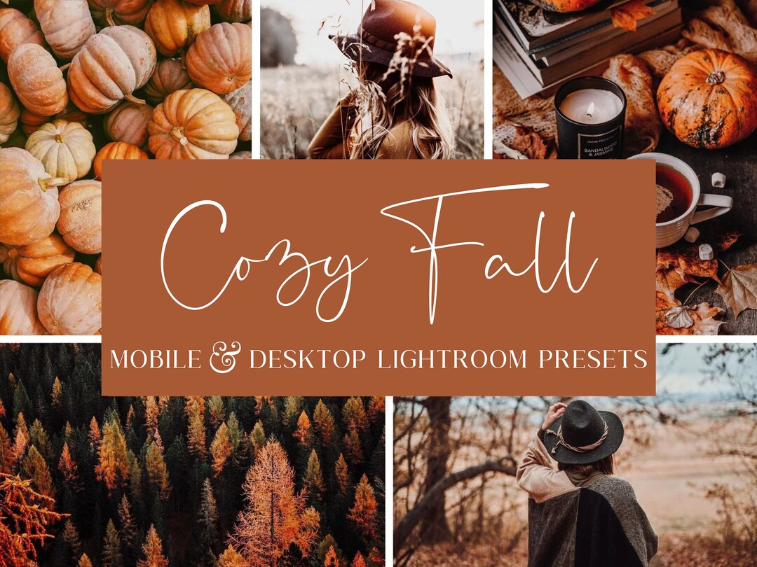 Cozy Fall Lightroom Presets: Warm Autumn Tones (desktop & Mobile) - Etsy