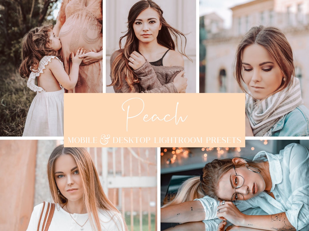 5 PEACH PRESETS | Peach Lightroom Presets | Peach Fashion Blogger ...