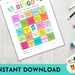 Summer Reading Bingo Printable | Reading Challenge Printable for Kids ...