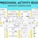 Preschool Activity Book | Printable for Toddlers | Toddler Activity ...