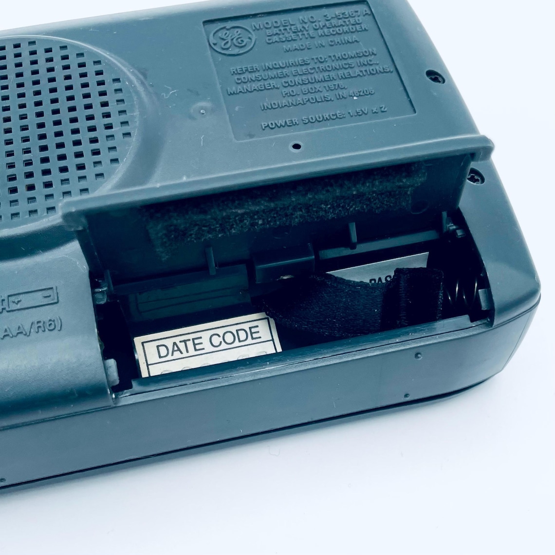 1990’s GE Portable Cassette Player Recorder With Headphones - Works ...