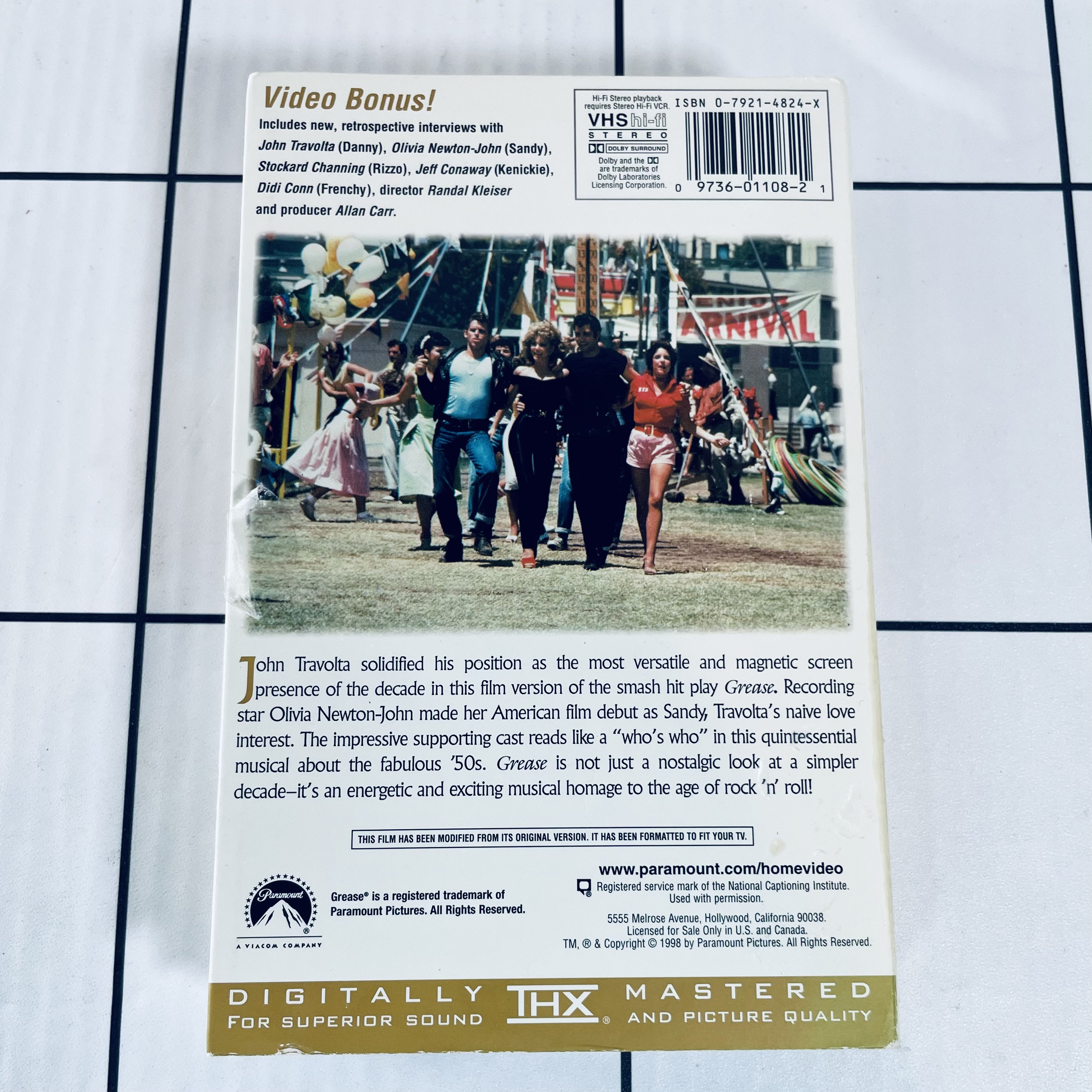 Grease VHS 20th Anniversary Edition - Etsy