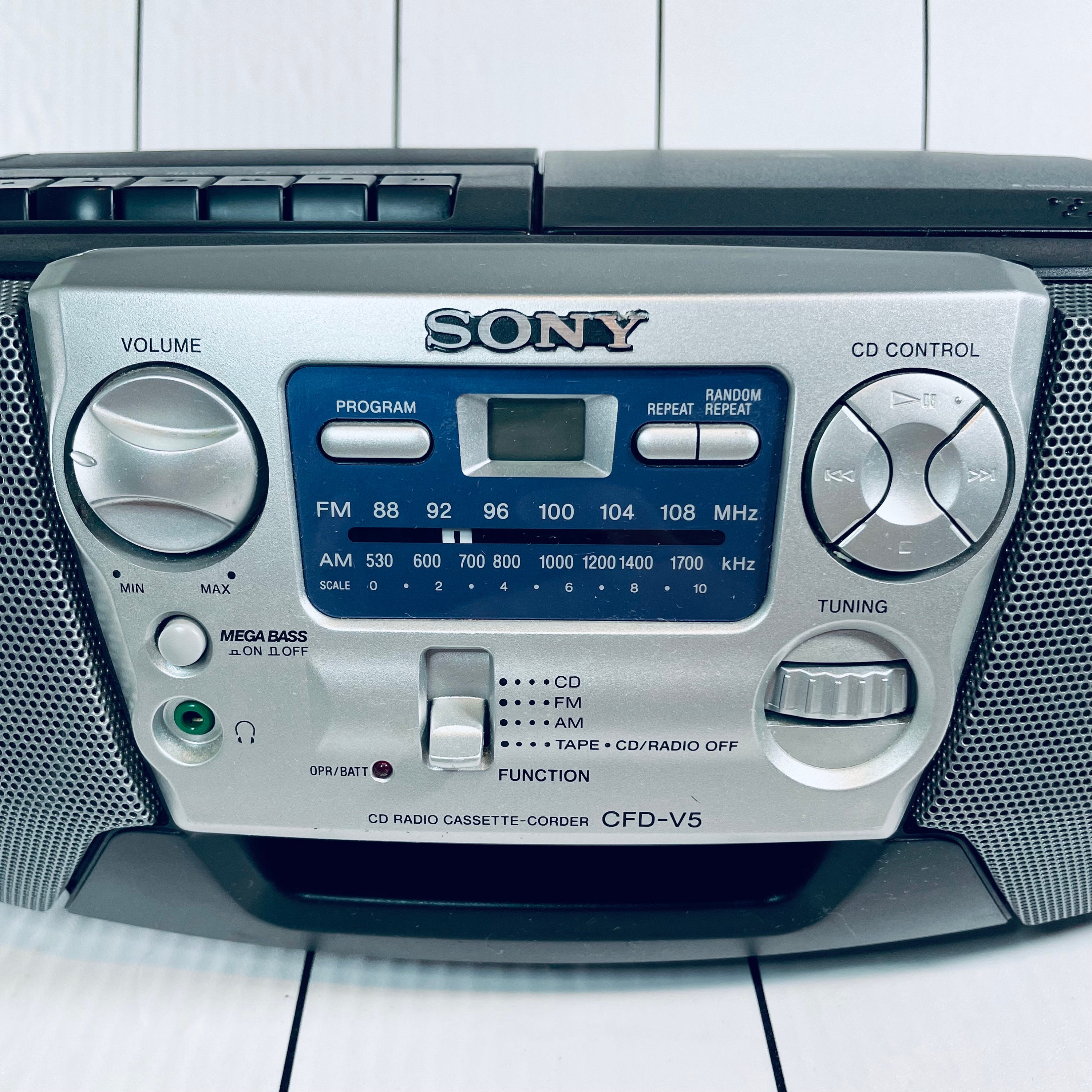 Vintage Sony AM/FM Cassette & CD Player Boombox Works - Etsy