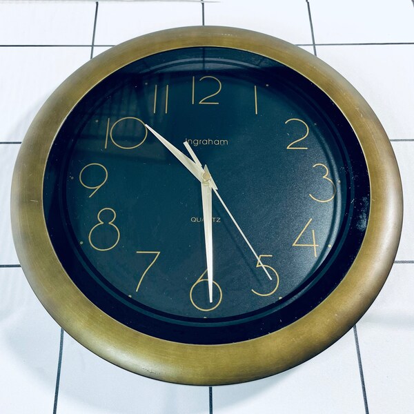 Ingraham Wall Clock - Etsy