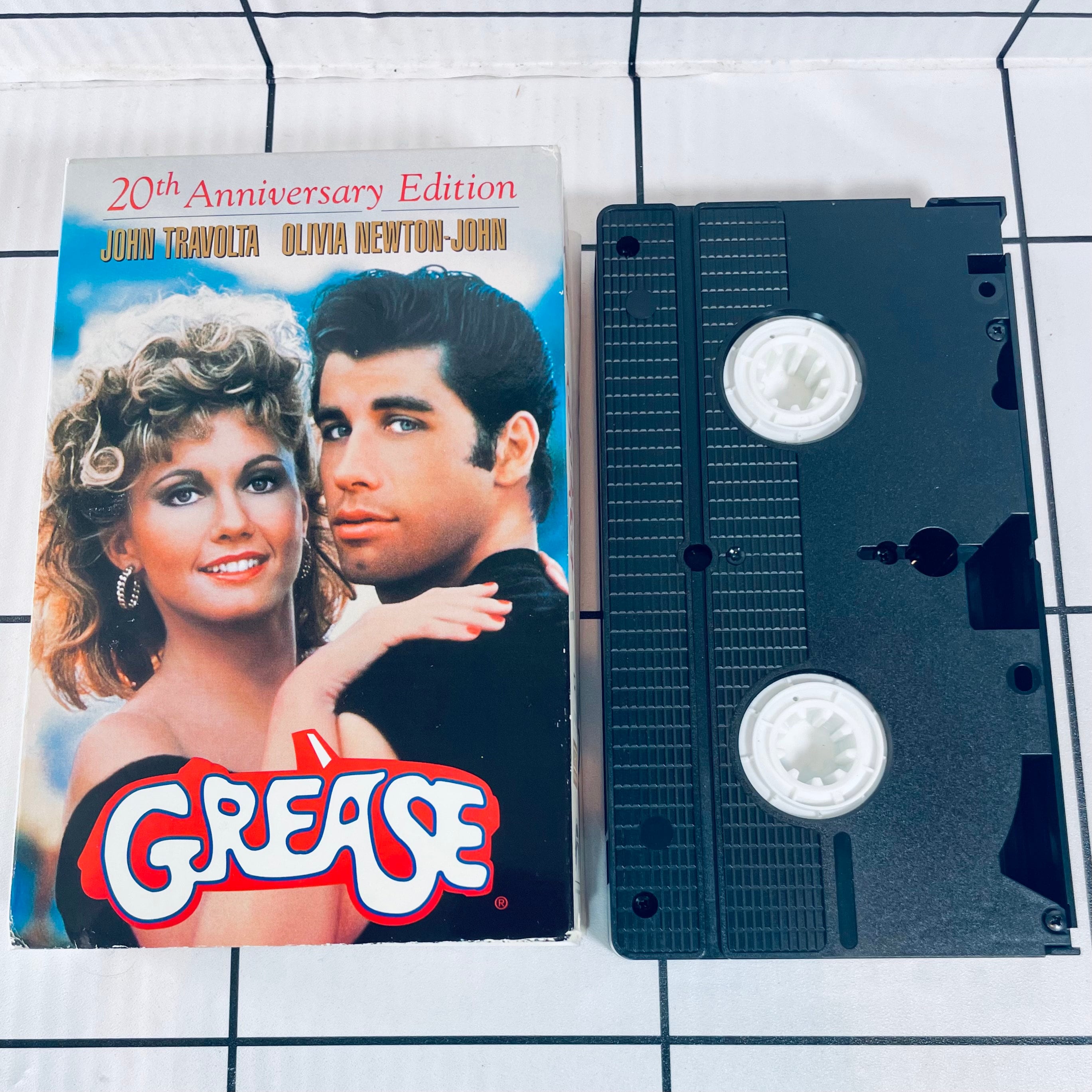 Grease - VHS - 20th Anniversary Edition - Etsy