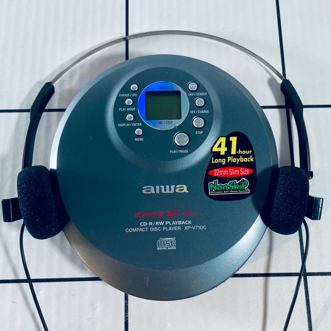 Y2K AIWA XP-V710C Portable CD Player With Headphones Works - Etsy