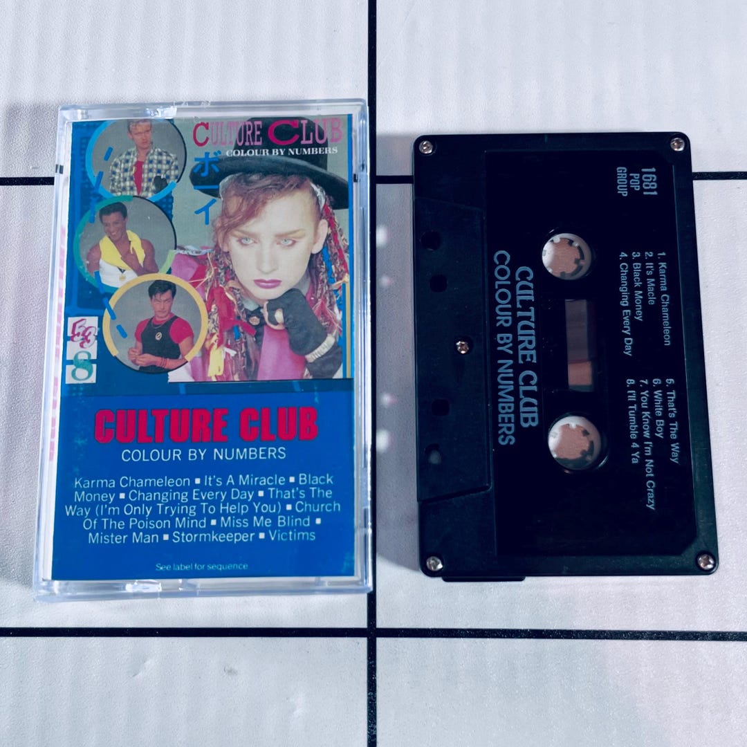 Culture Club Colour by Numbers Cassette 1983 - Etsy