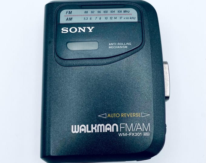 1990’s Sony Walkman WM-FX301 Radio and Cassette Player With Headphones ...