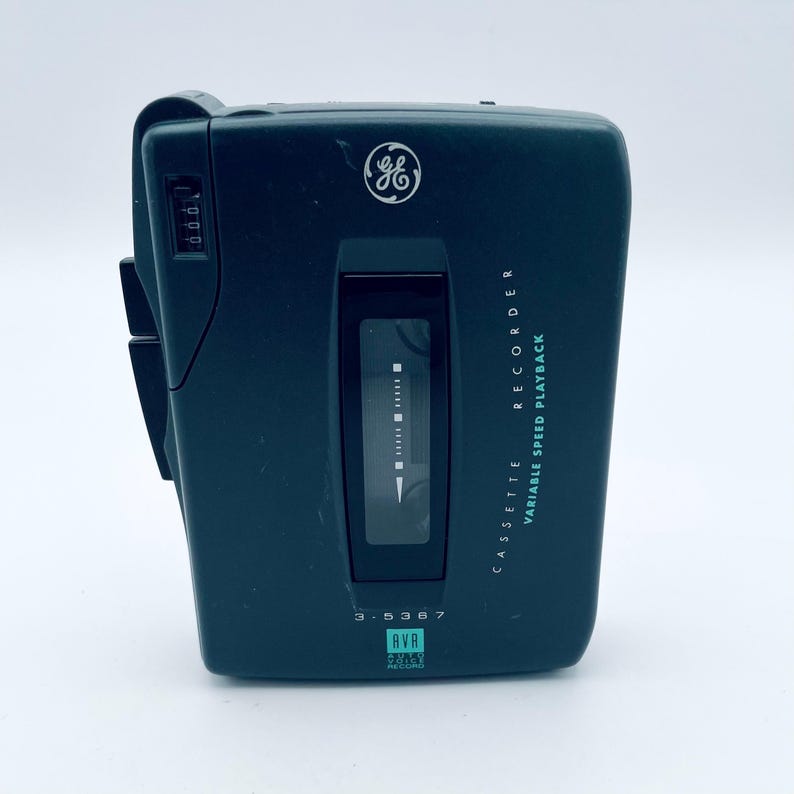1990’s GE Portable Cassette Player Recorder With Headphones - Works ...