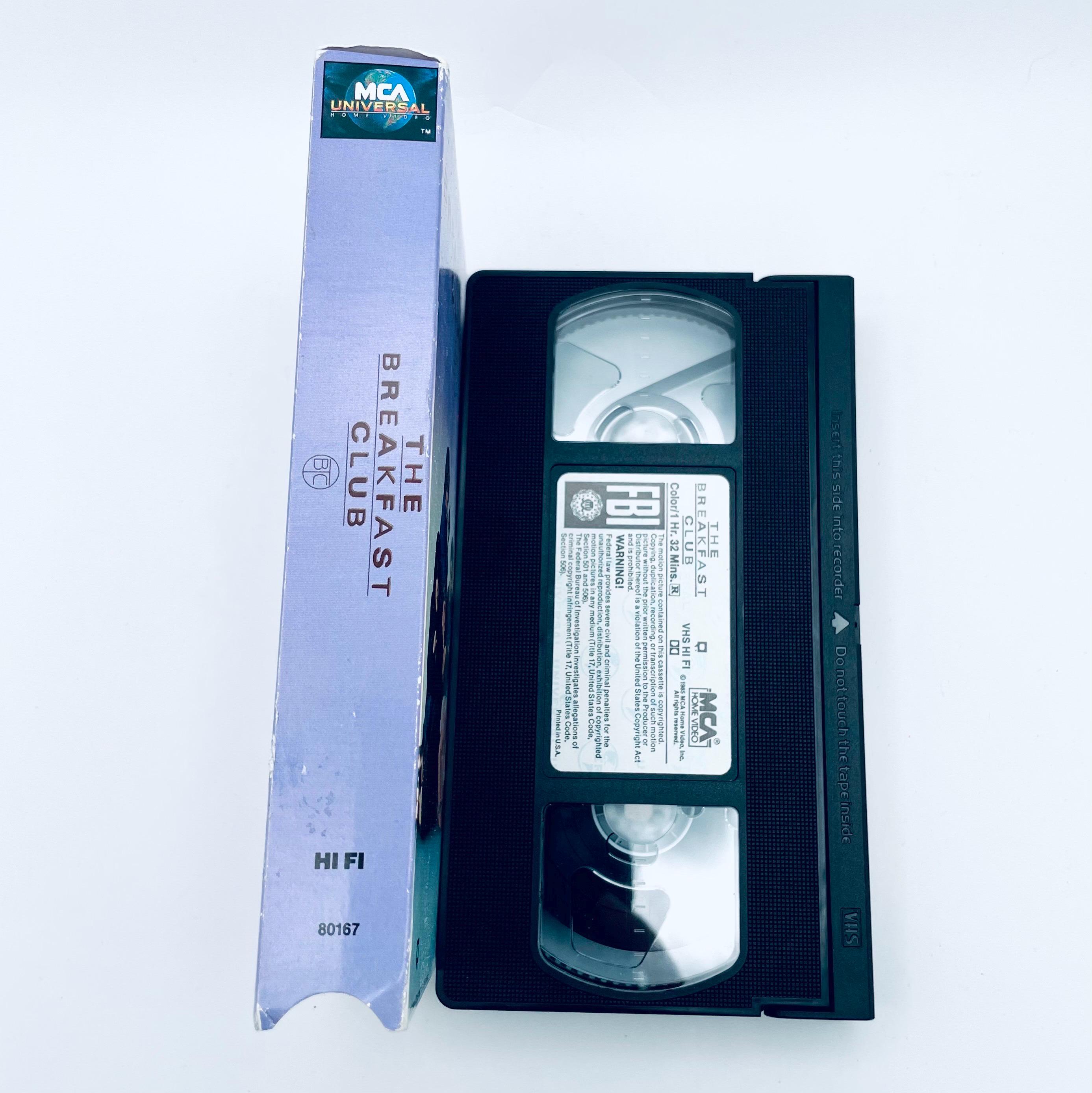 The Breakfast Club VHS 1985 - Etsy