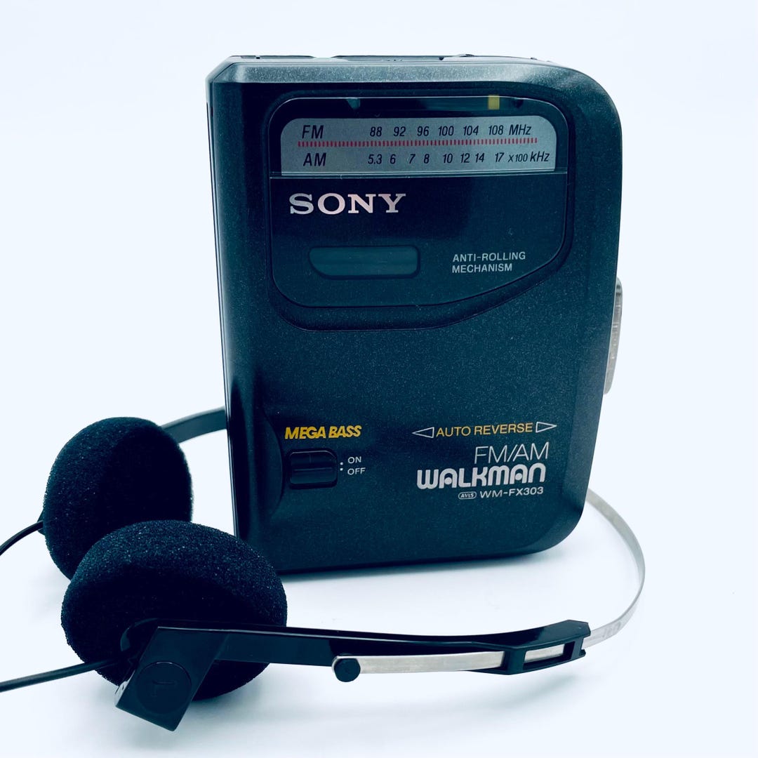 1990’s Vintage Sony Walkman WM-FX303 Cassette Player and Radio With ...