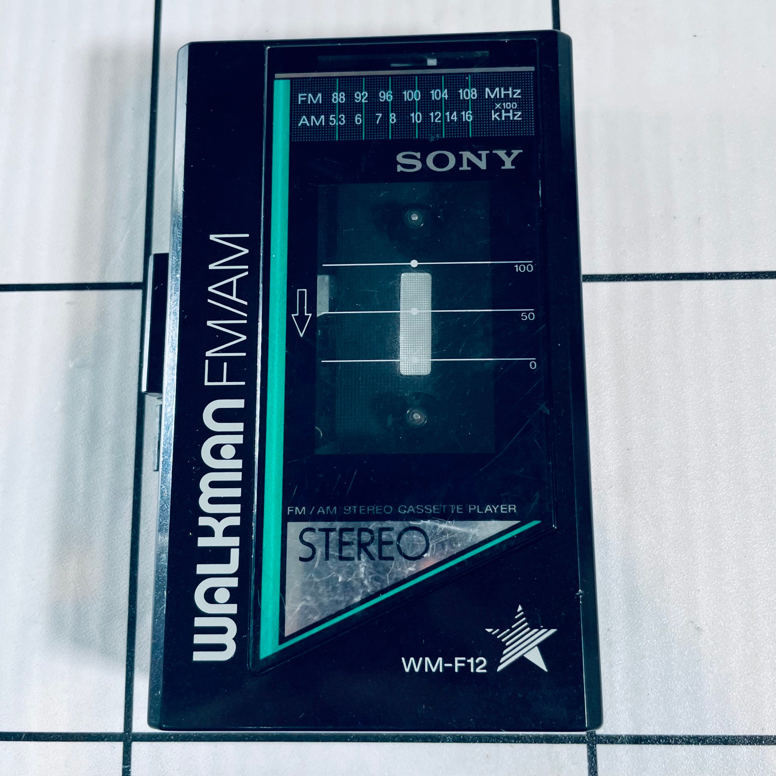 1980s Sony Walkman WM-F12 Radio Cassette Player With - Etsy