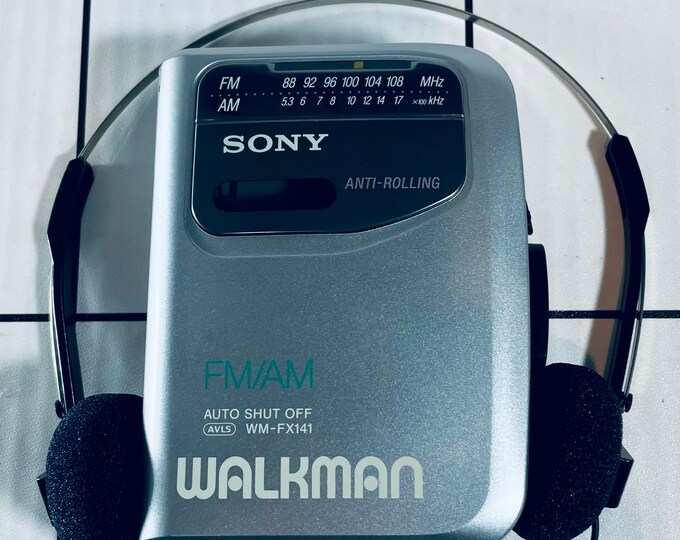 1990’s Sony Walkman WM-FX141 Radio Cassette Player With Headphones ...