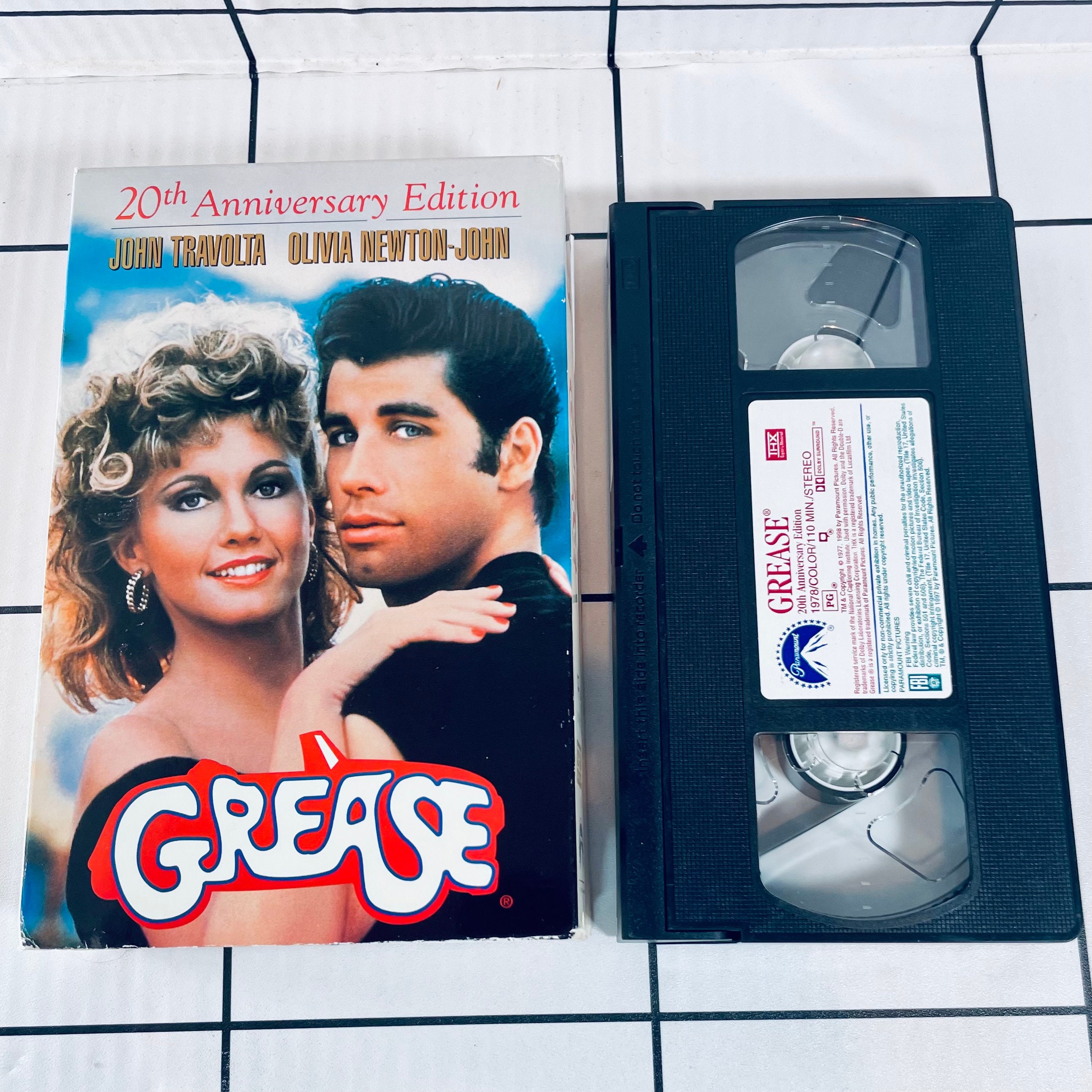 Grease VHS 20th Anniversary Edition - Etsy